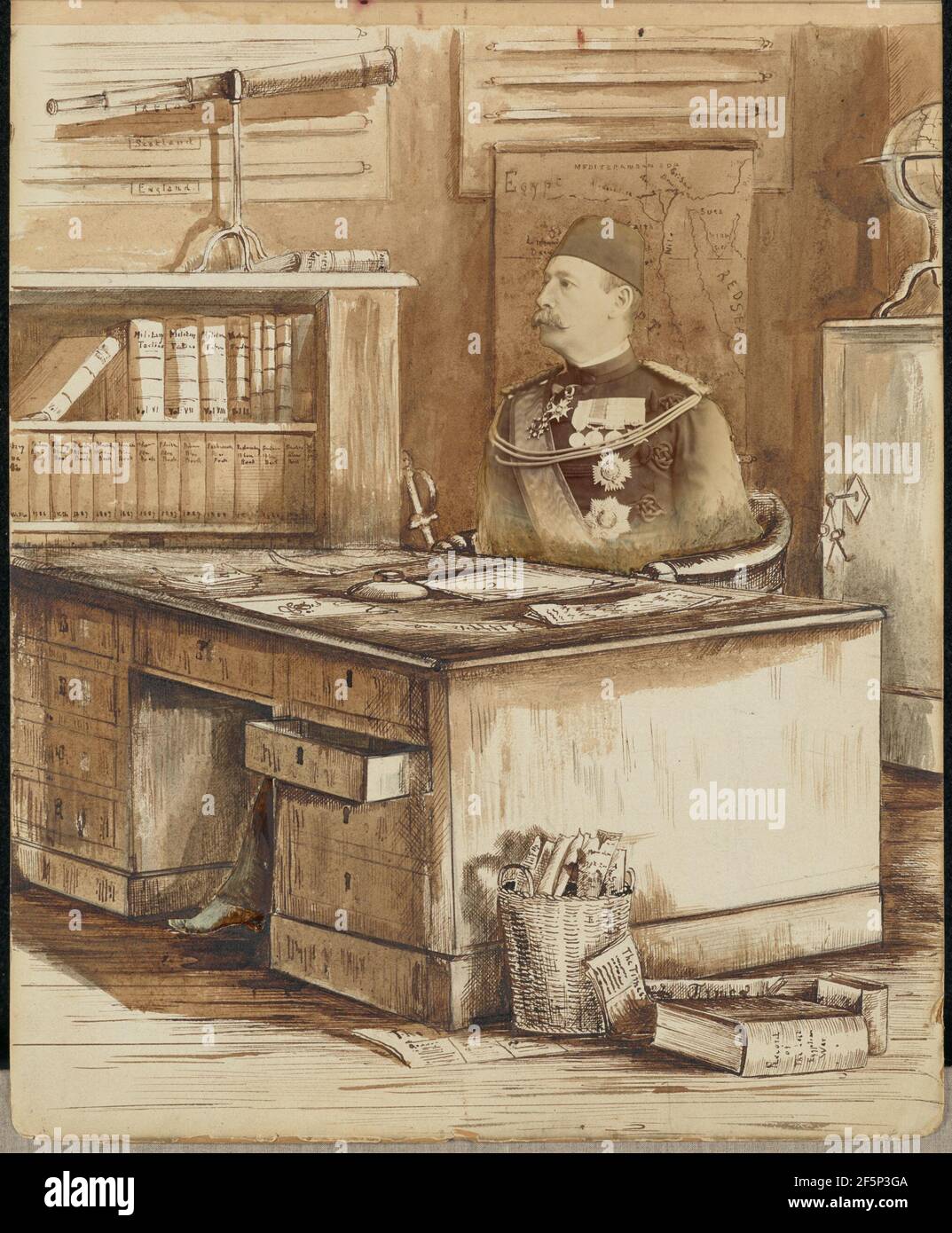 General Charles "Chinese" Gordon. Unknown maker, British Stock Photo ...