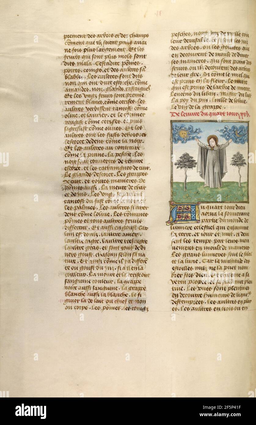 The Creation of the Sun and the Moon. Unknown Stock Photo - Alamy