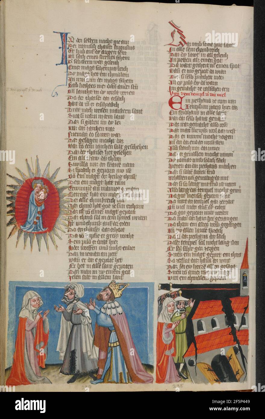 The Virgin as Queen of Heaven; The Emperor Augustus Told of Jesus's ...