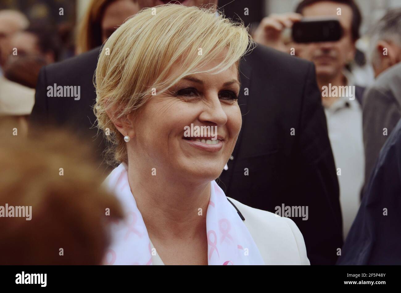Kolinda Grabar-Kitarovic in Zagreb, Croatia Stock Photo - Alamy