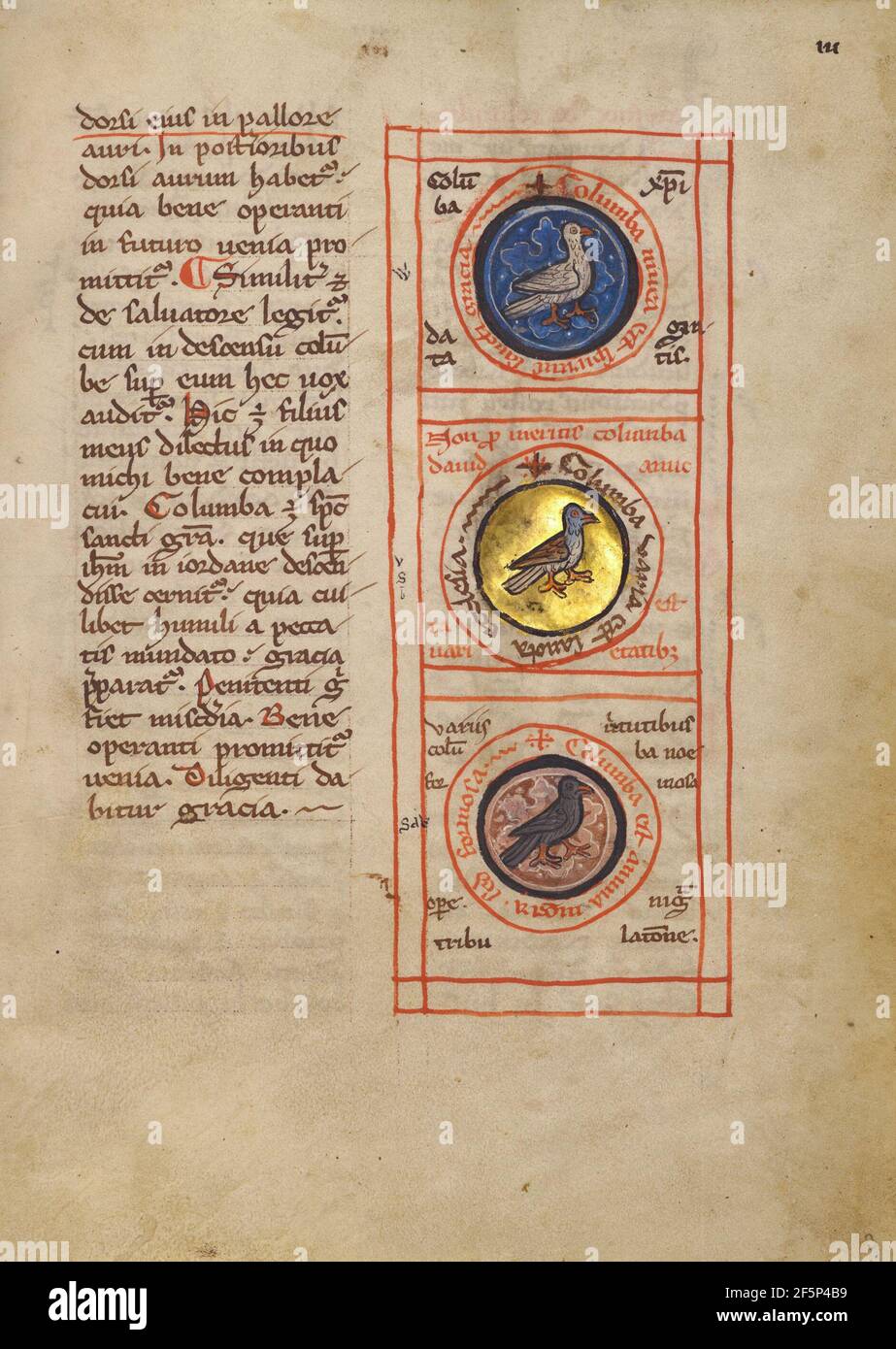 Three Medallions with Doves. Unknown Stock Photo - Alamy
