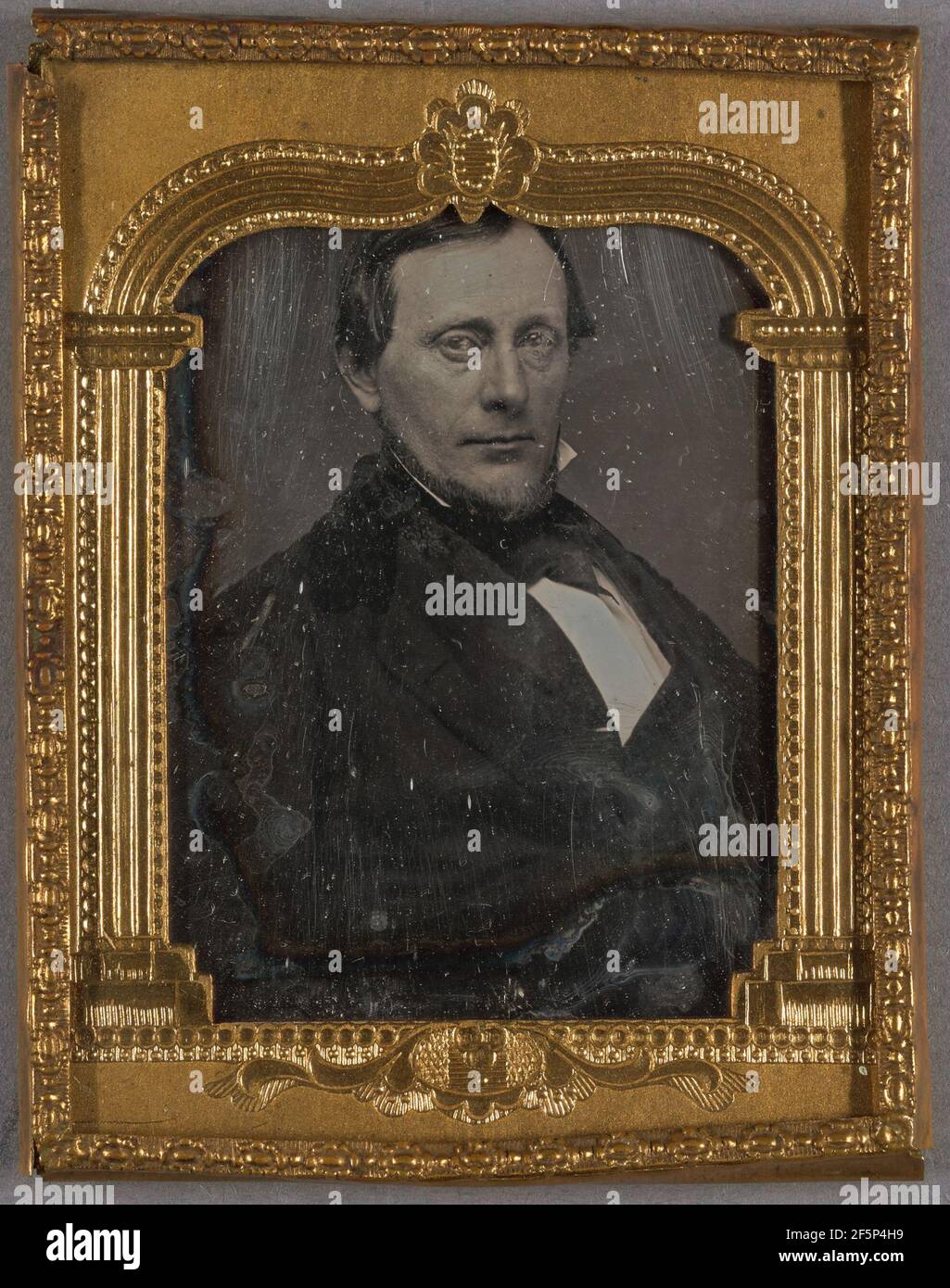 Portrait of a middle-aged man. Unknown maker, American Stock Photo - Alamy