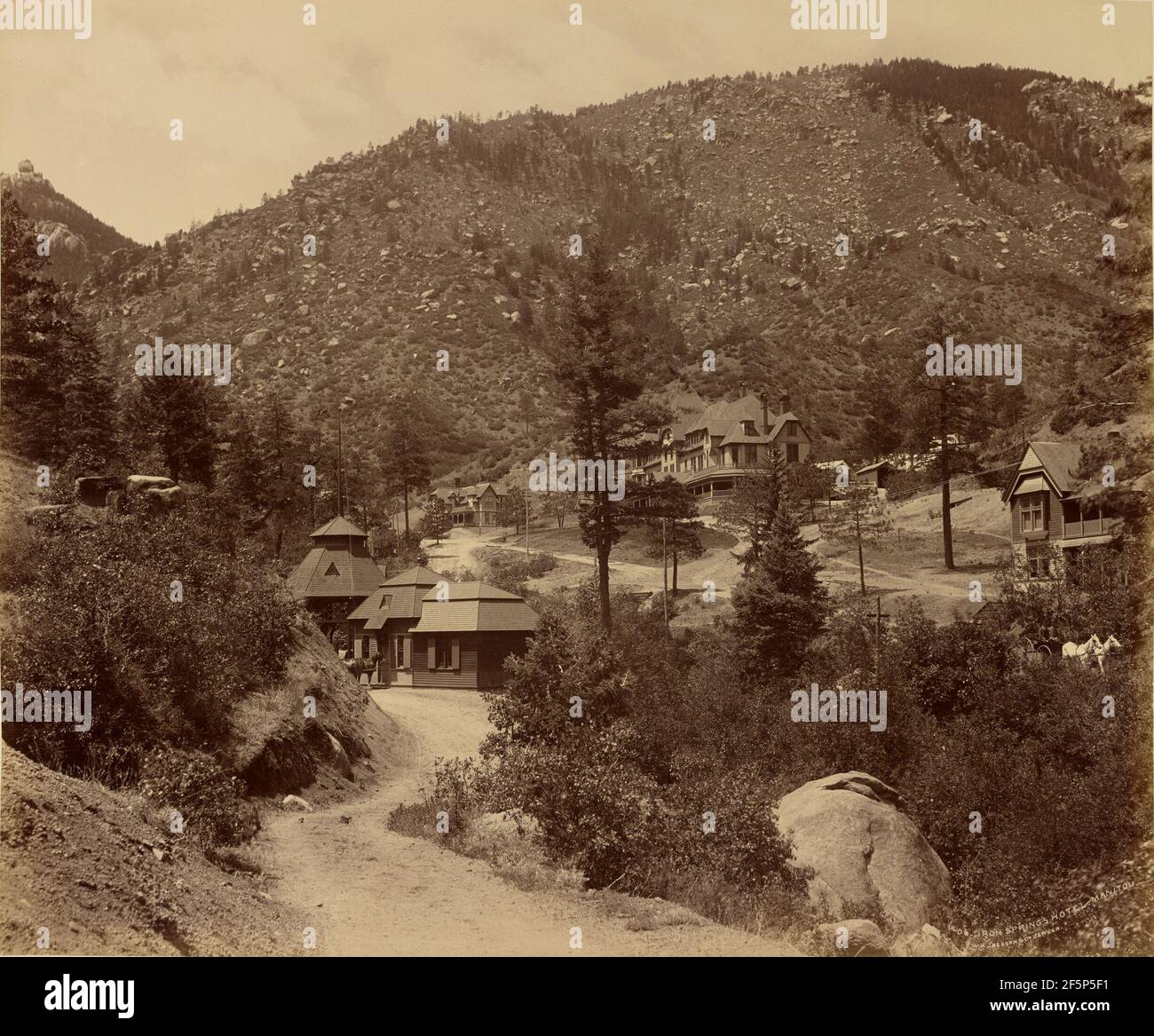 Iron Springs Hotel, Manitou. William Henry Jackson (American, 1843 ...