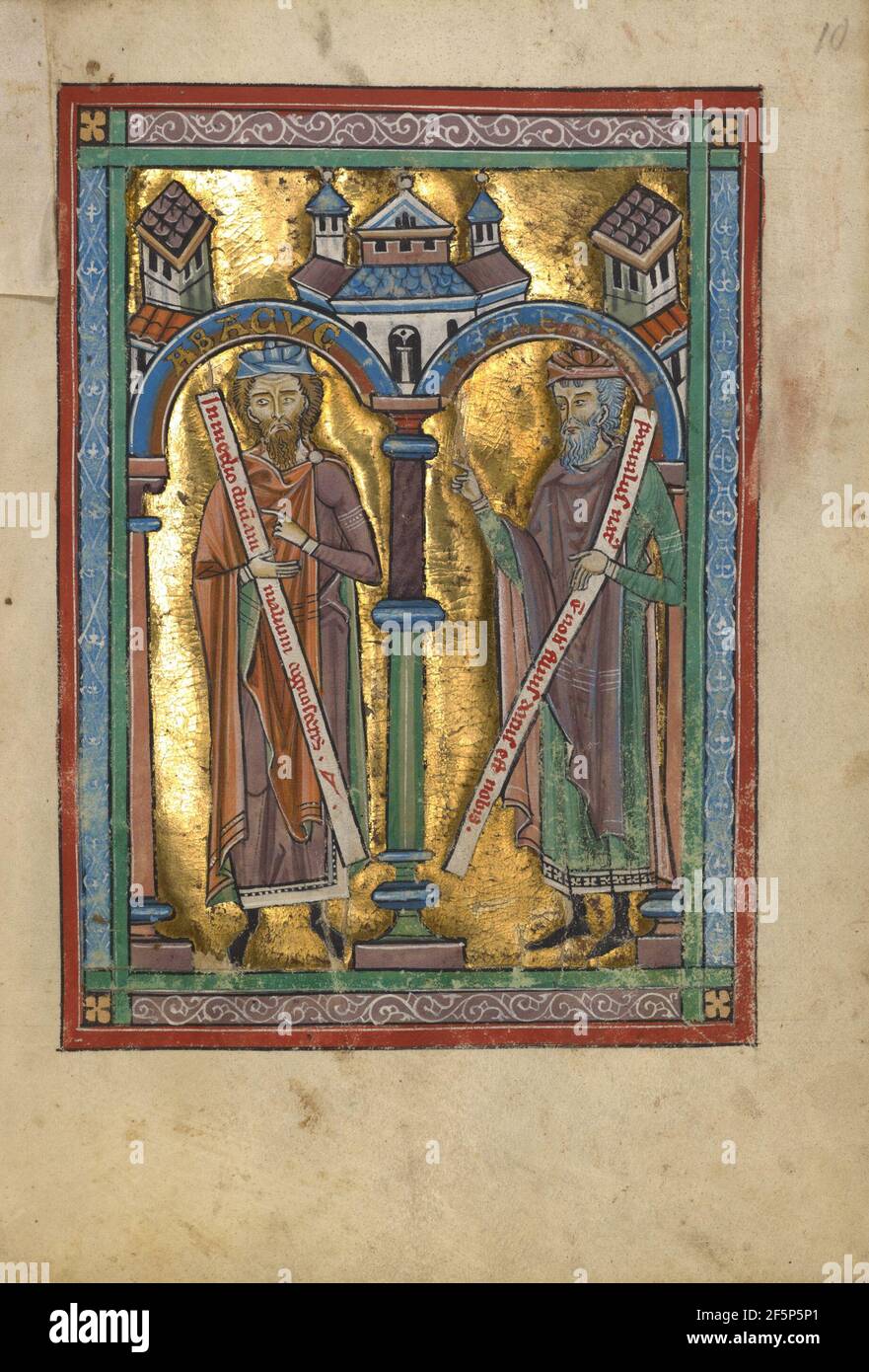 Habakkuk and Isaiah. Unknown Stock Photo - Alamy