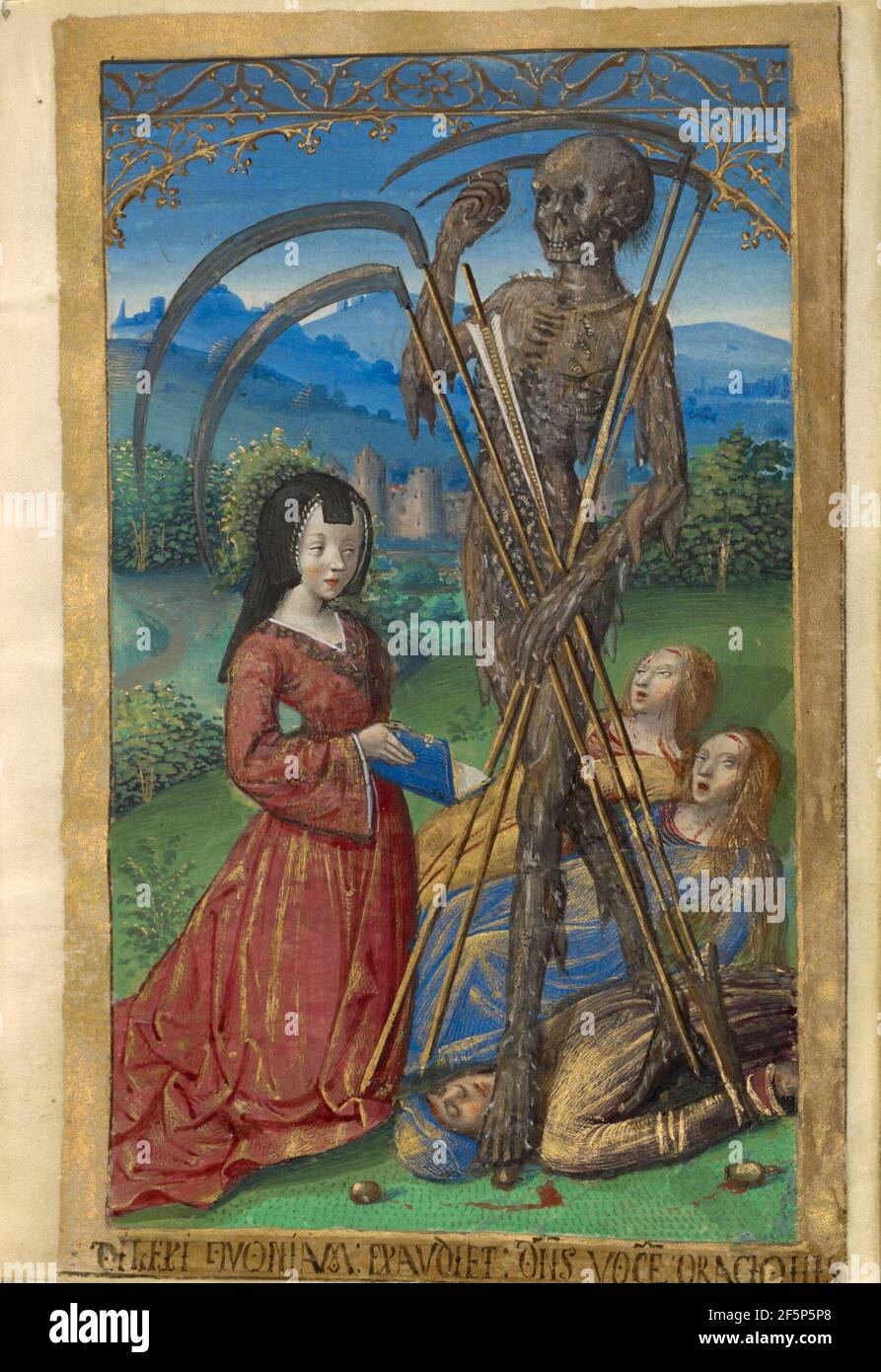 Denise Poncher before a Vision of Death. Master of the Chronique ...