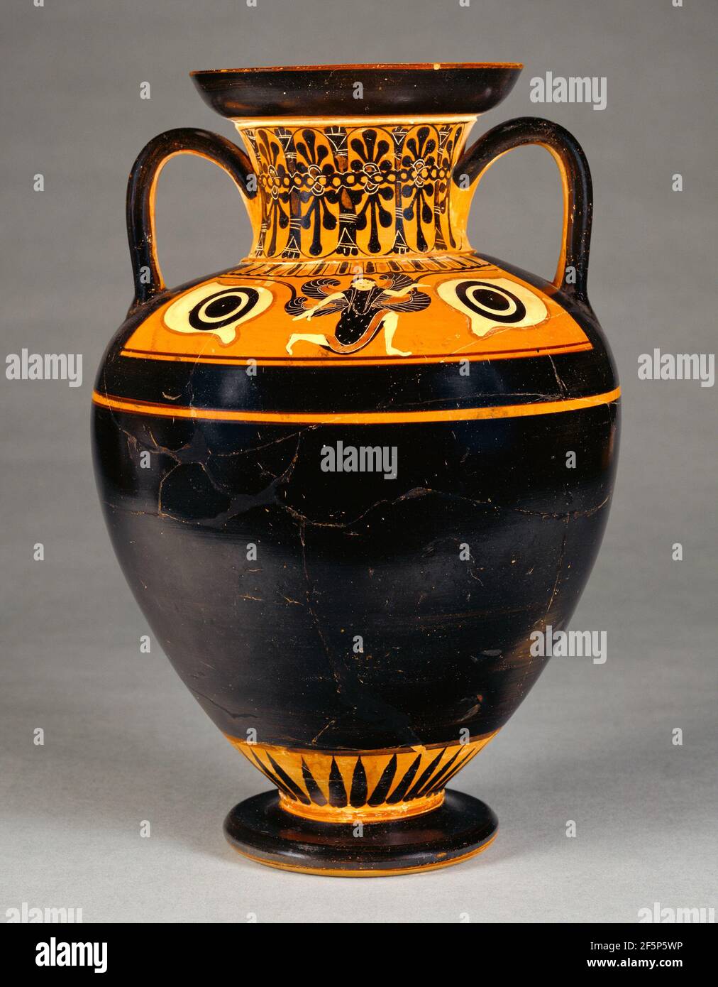 Black-Figure Neck Amphora. Attributed to Class of Neck Amphorae with ...