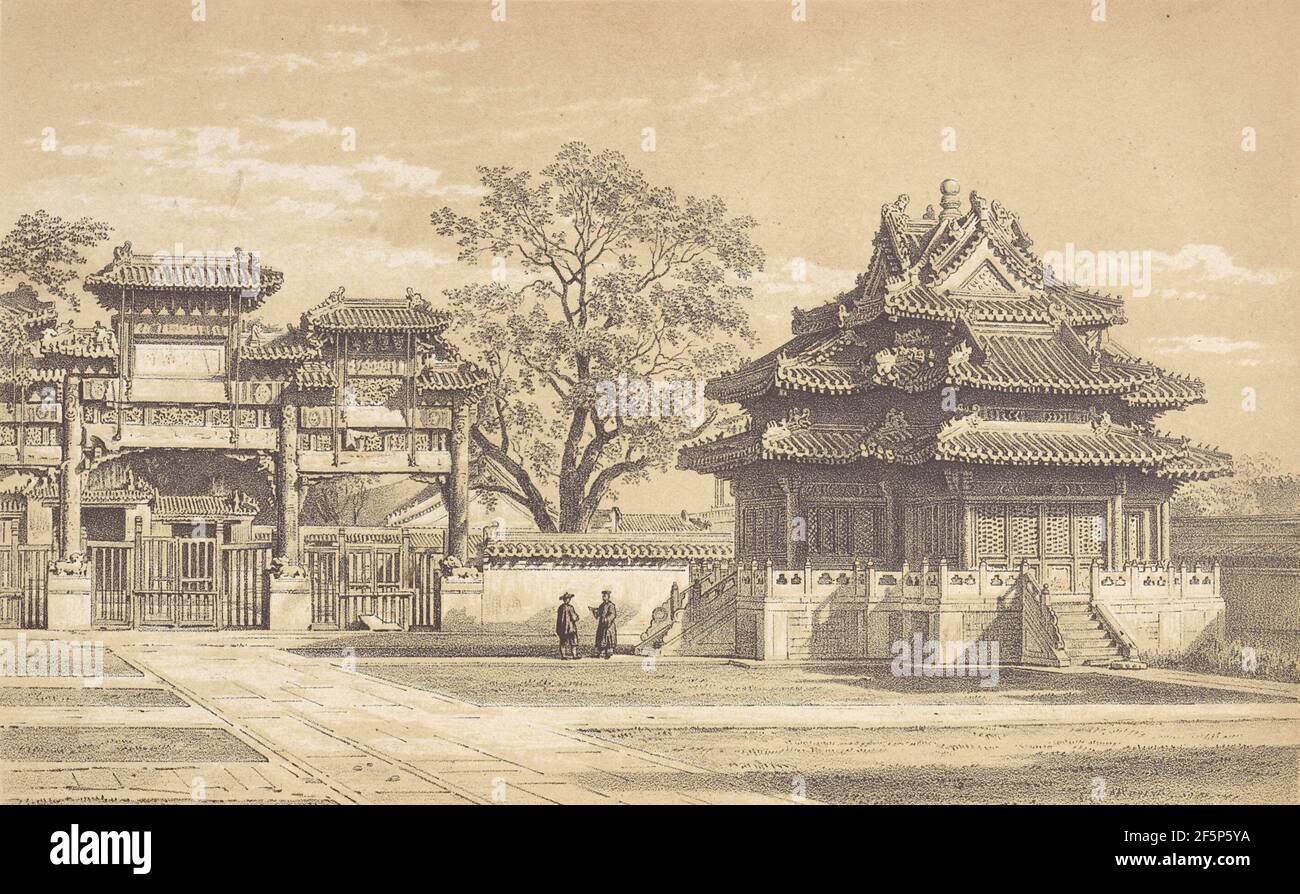 Grand Entrance of the Winter Palace, Peking. Felice Beato (English ...