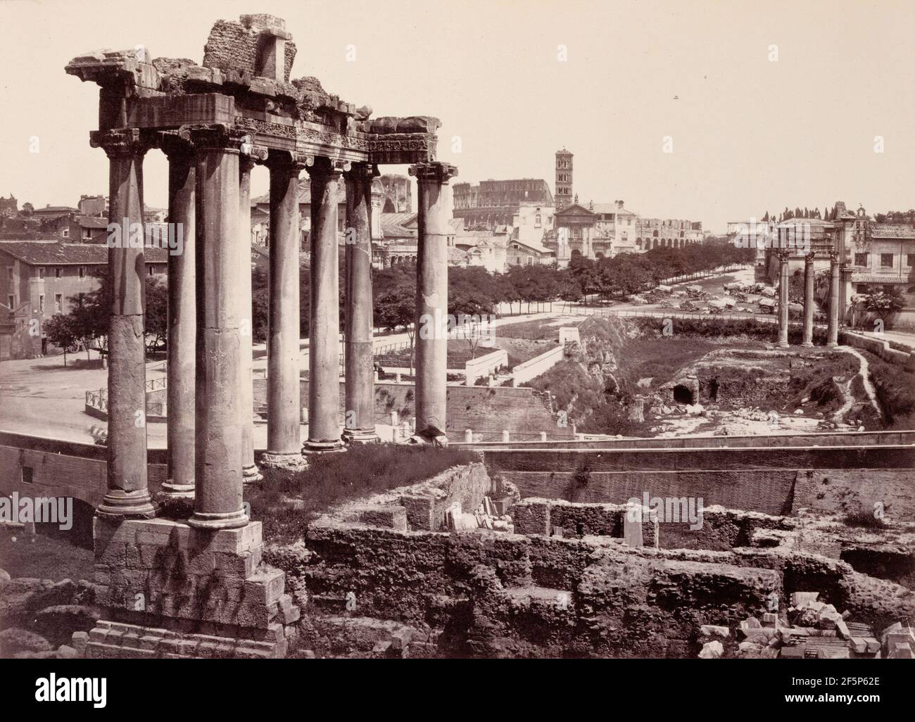 The Roman Forum. Giorgio Sommer (Italian, born Germany, 1834 - 1914 ...