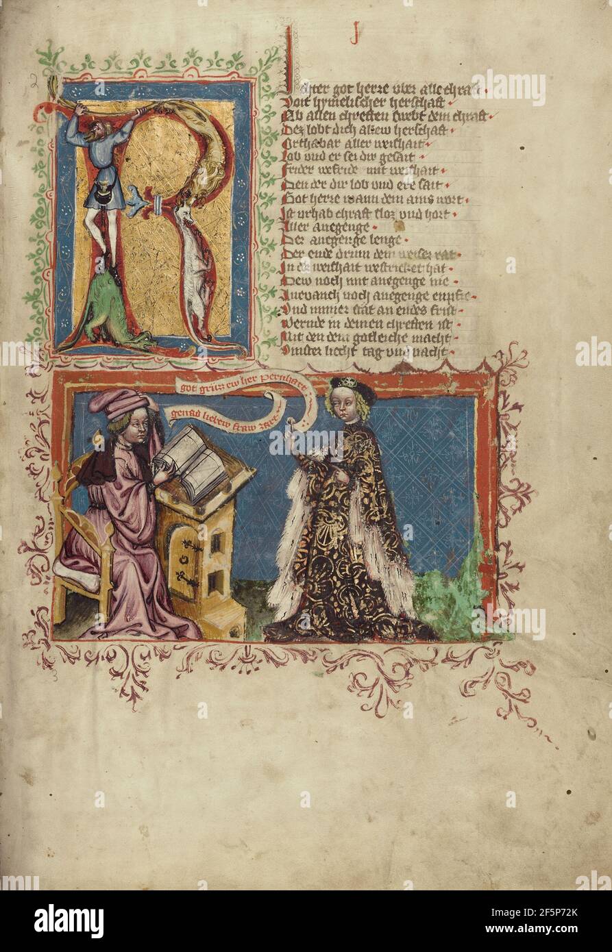 Scribe medieval female hi-res stock photography and images - Alamy