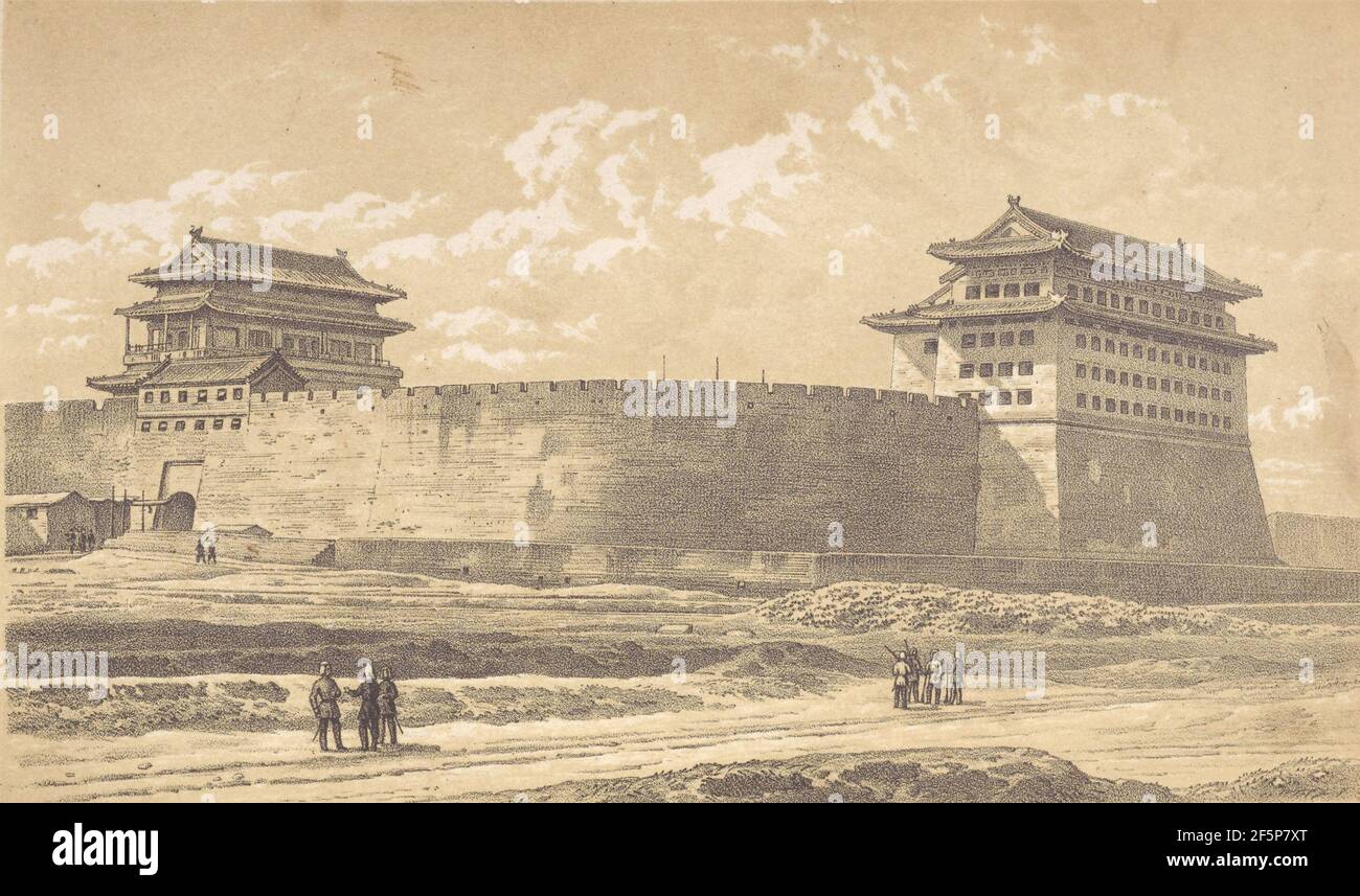 Anting Gate of Peking Occupied by the Allied Forces. Felice Beato ...