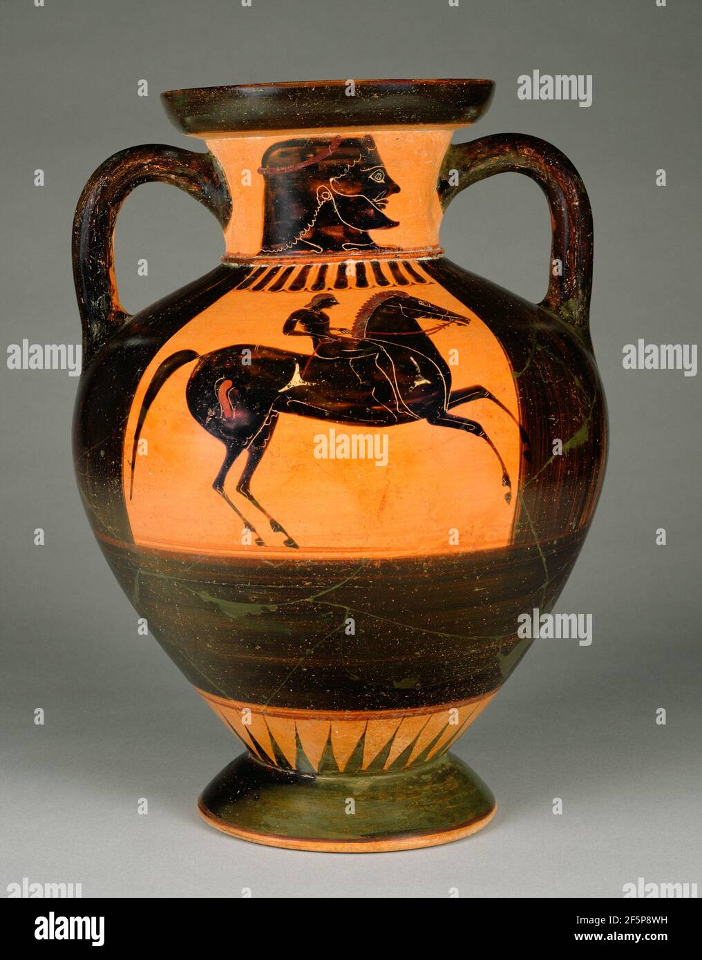 Black-Figure Amphora. Attributed to Painter of Acropolis 606 (Greek ...