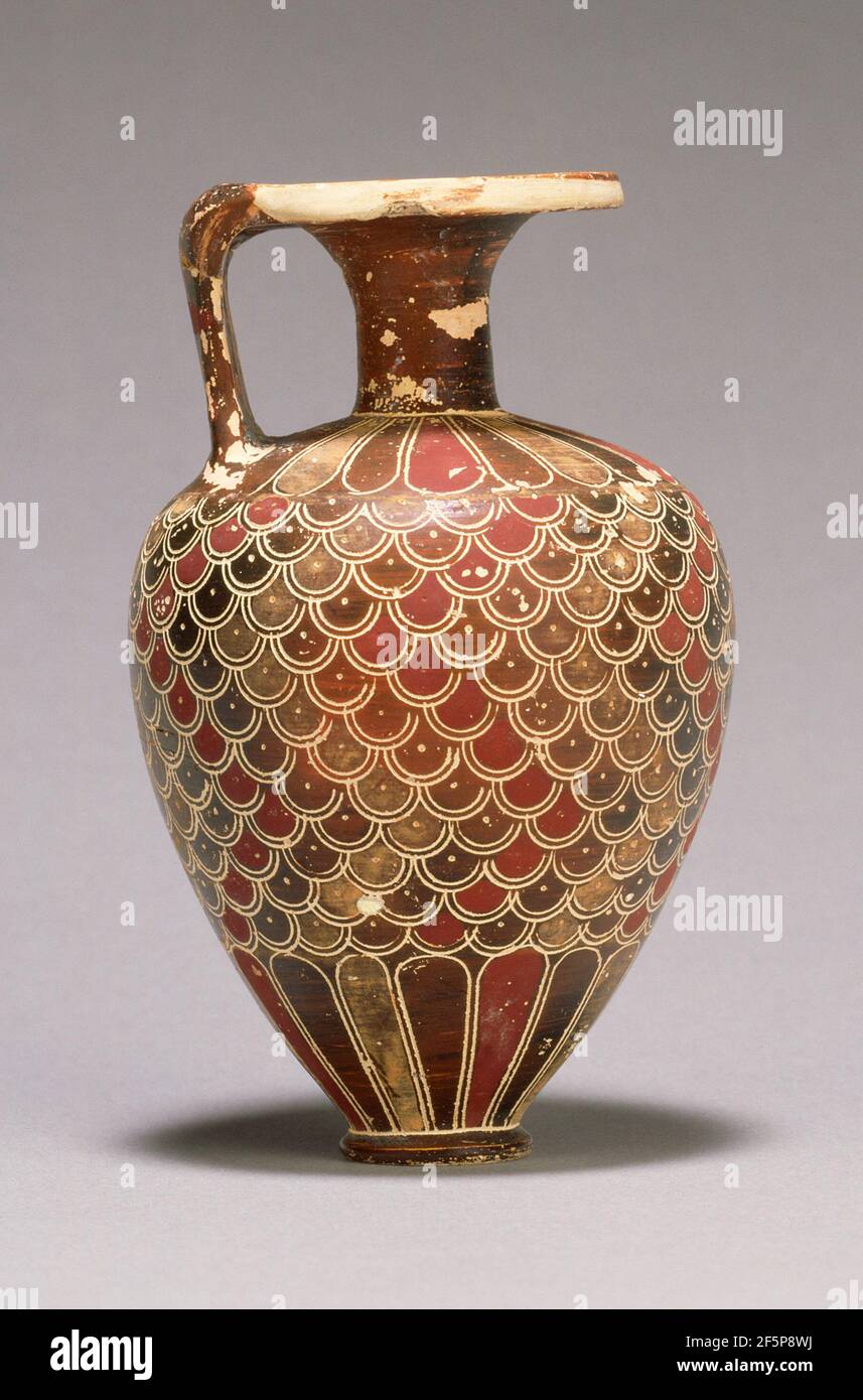 Late Proto-Corinthian Piriform Aryballos. Unknown Stock Photo - Alamy