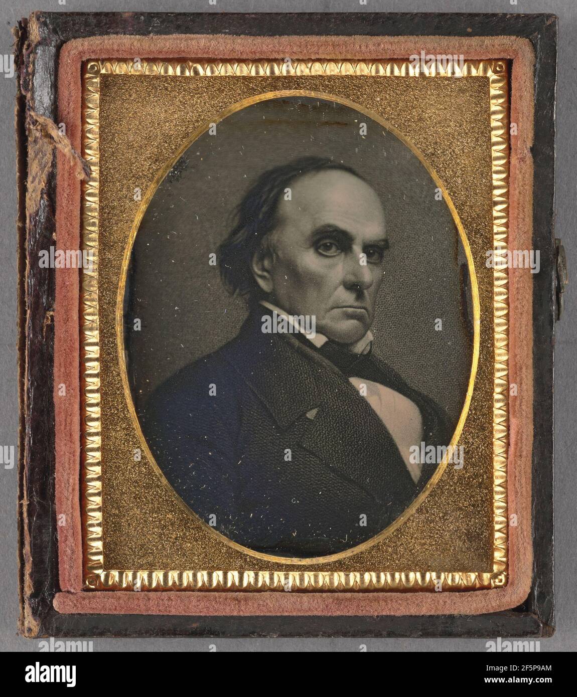 Copy of a lithograph of a Daguerreotype of Daniel Webster. Attributed ...