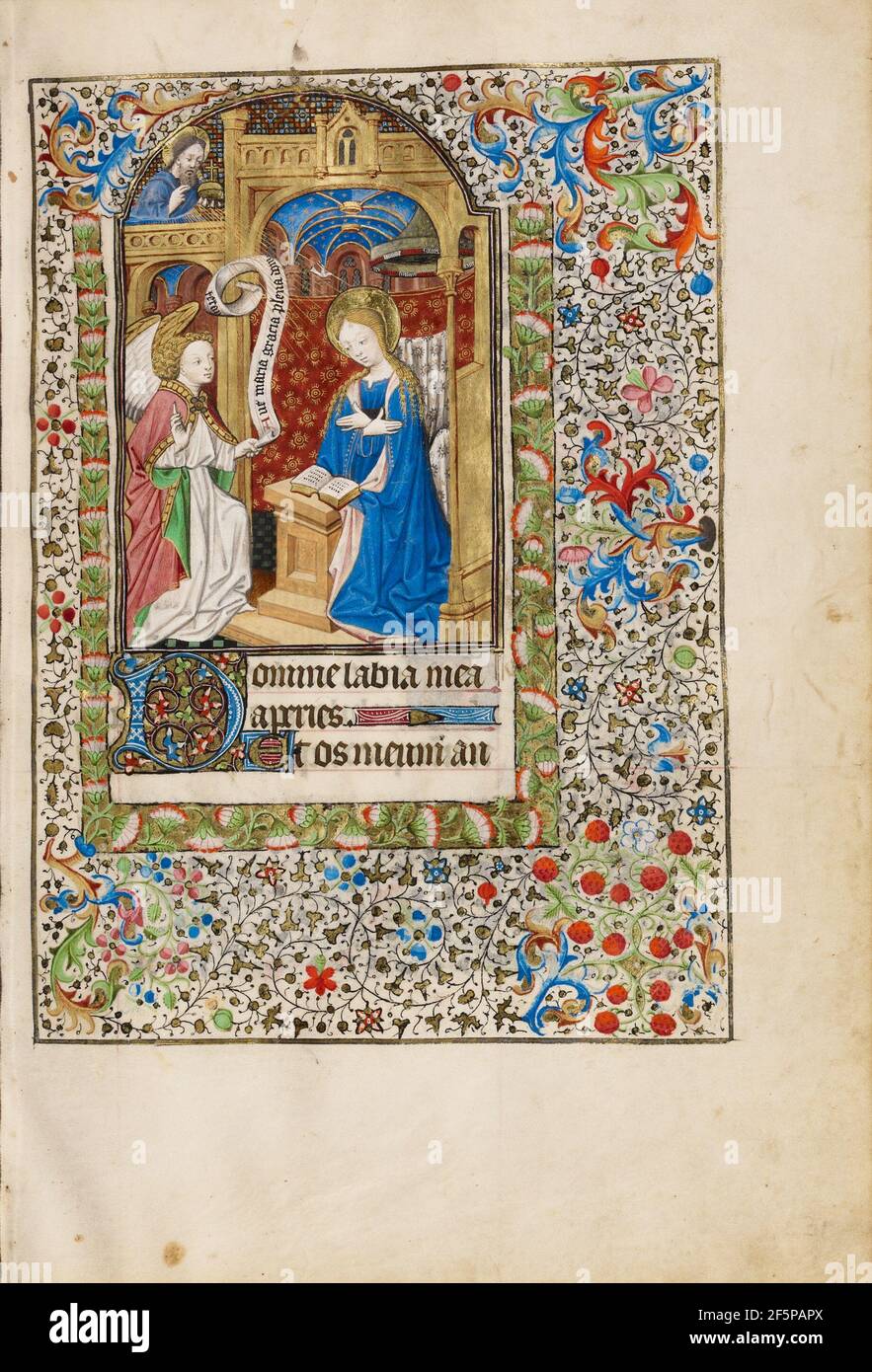 The Annunciation. Workshop of the Bedford Master (French, active first half of 15th century ...