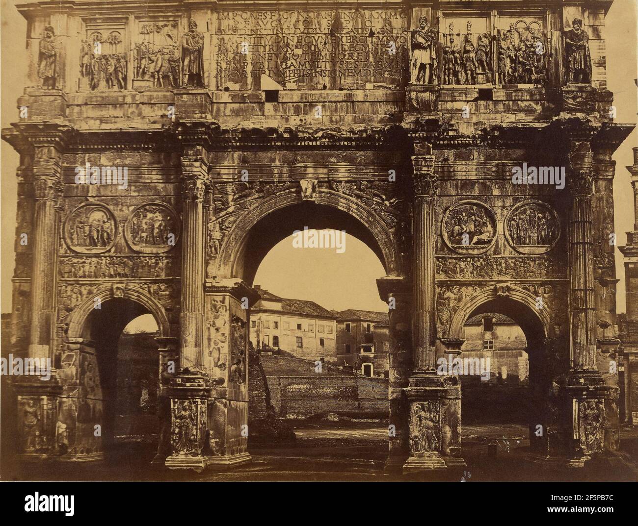 Arch of Constantine. Robert Macpherson (Scottish, 1811 - 1872 Stock ...