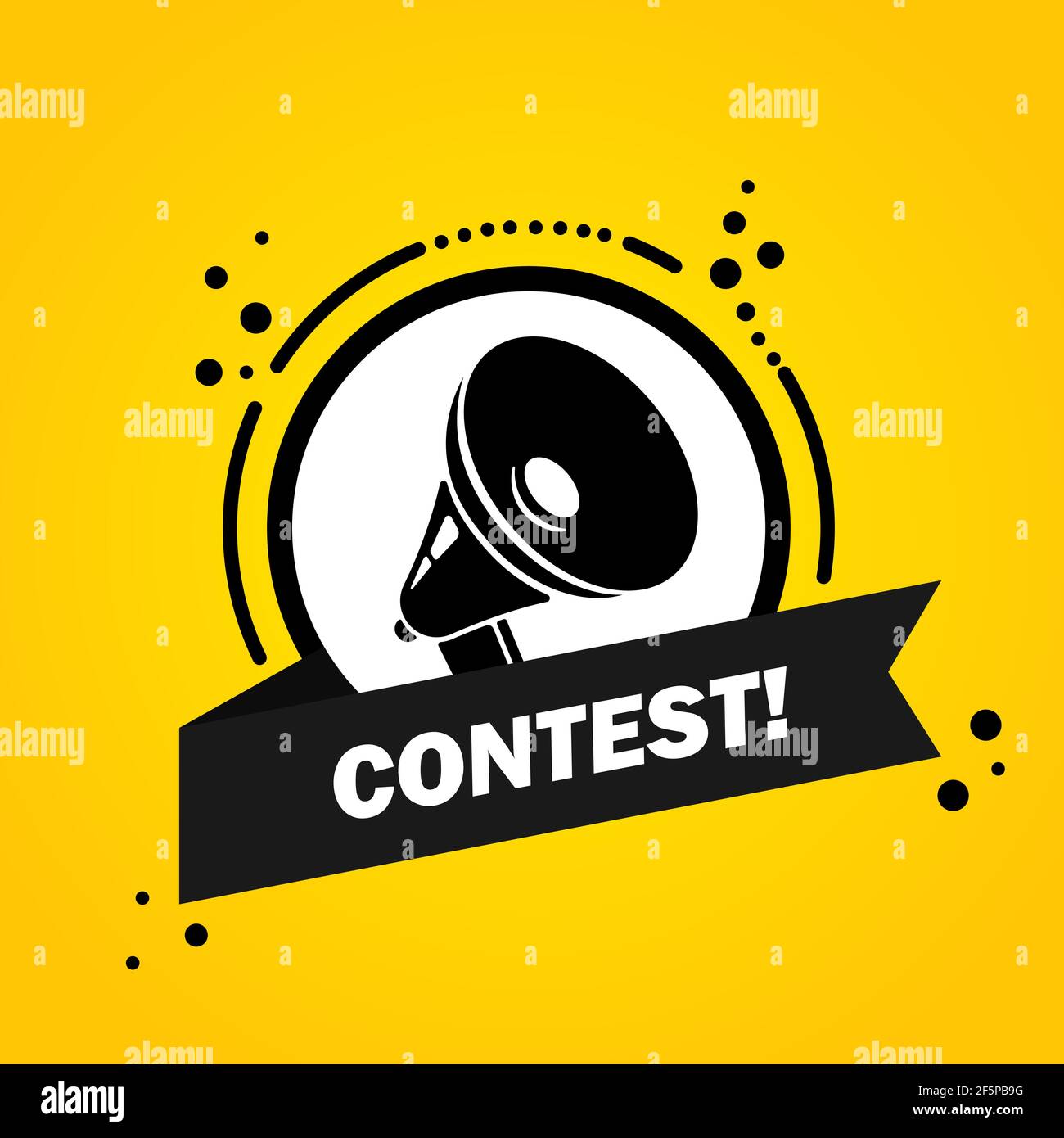 Contest alert Stock Vector Images - Alamy