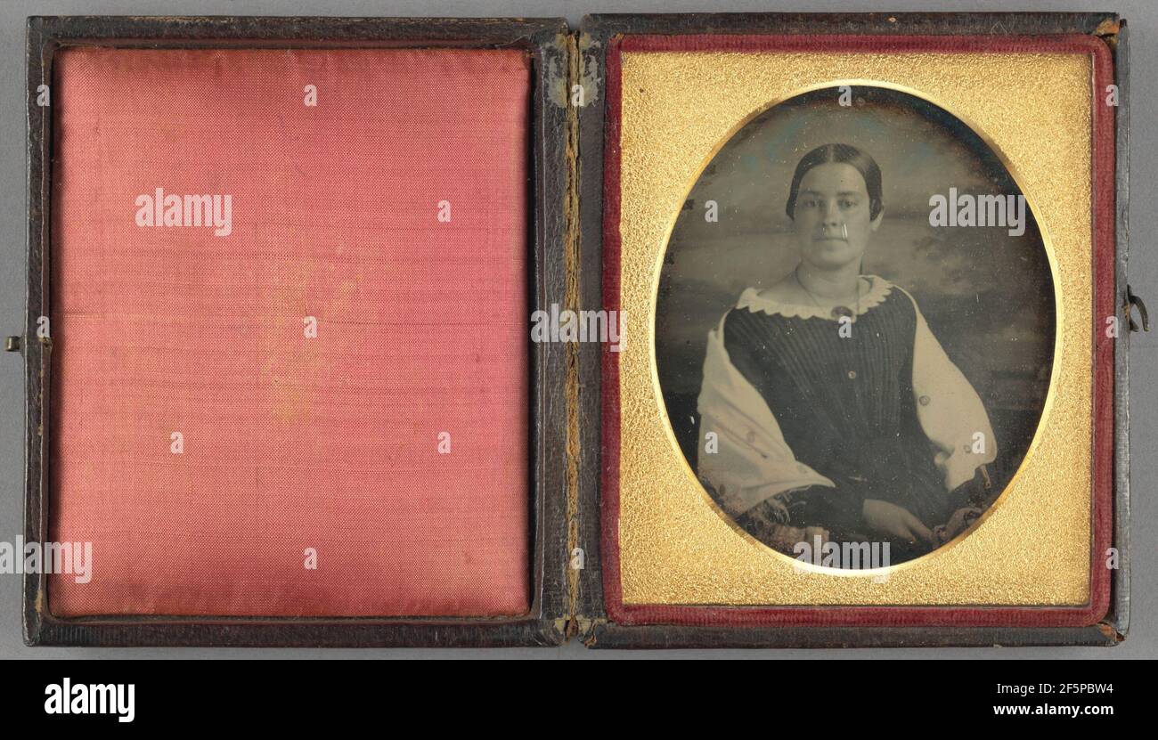 Portrait of a Woman. Unknown maker, American Stock Photo - Alamy