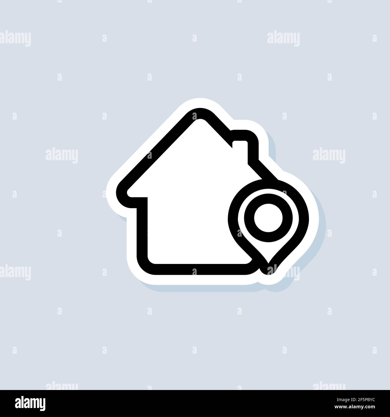 Store location sticker. Shop with pinpoint location. Grocery store ... Store location sticker. Shop with pinpoint location. Grocery store ...