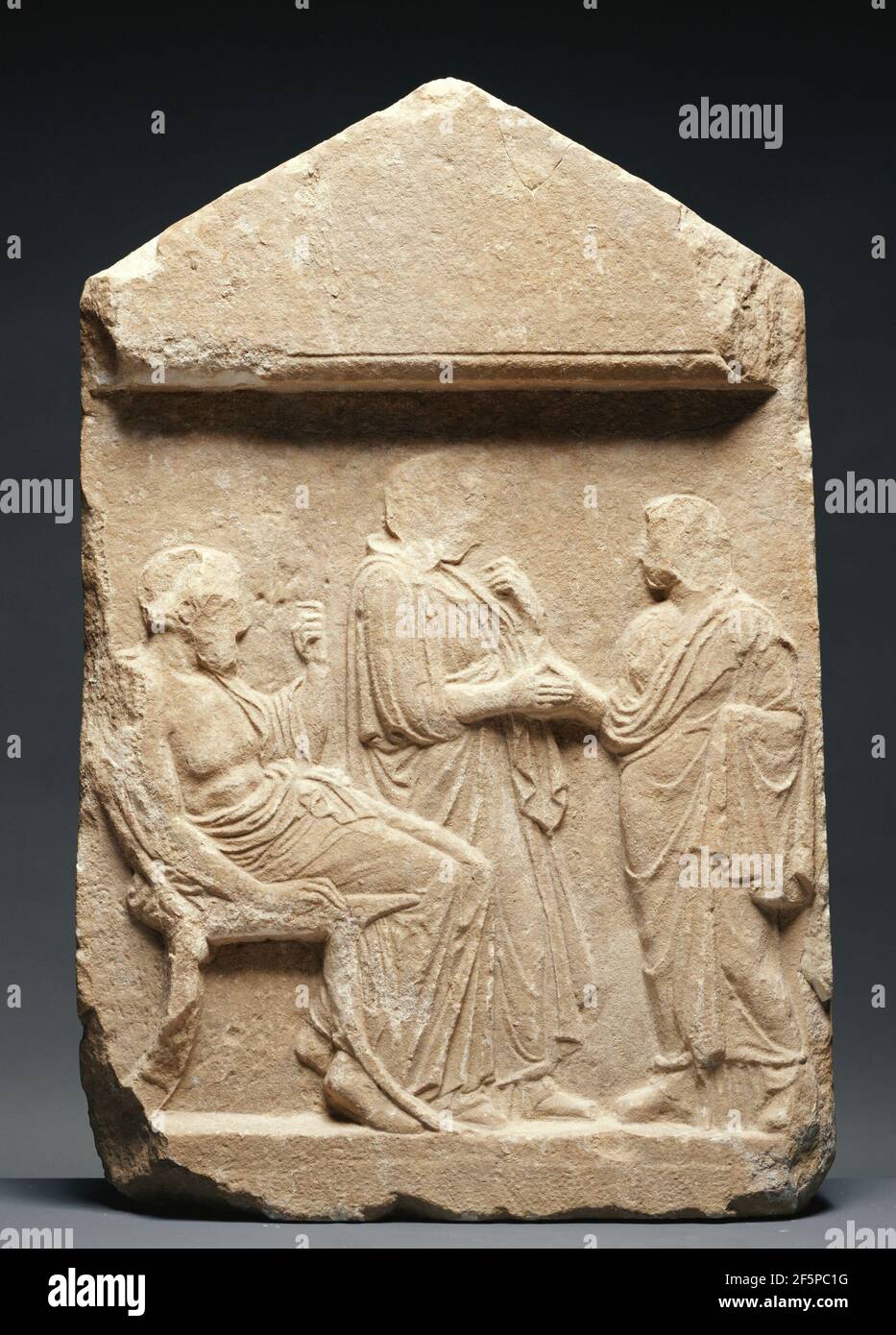 Grave Stele of a Young Woman. Unknown Stock Photo - Alamy