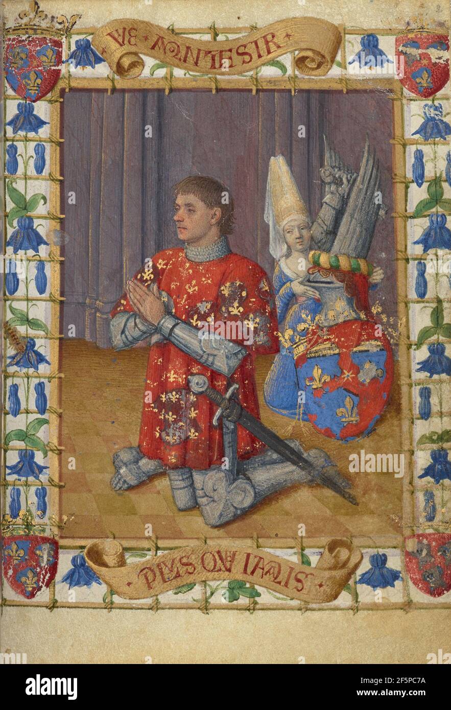 Simon de Varie Kneeling in Prayer. Jean Fouquet (French, born about ...