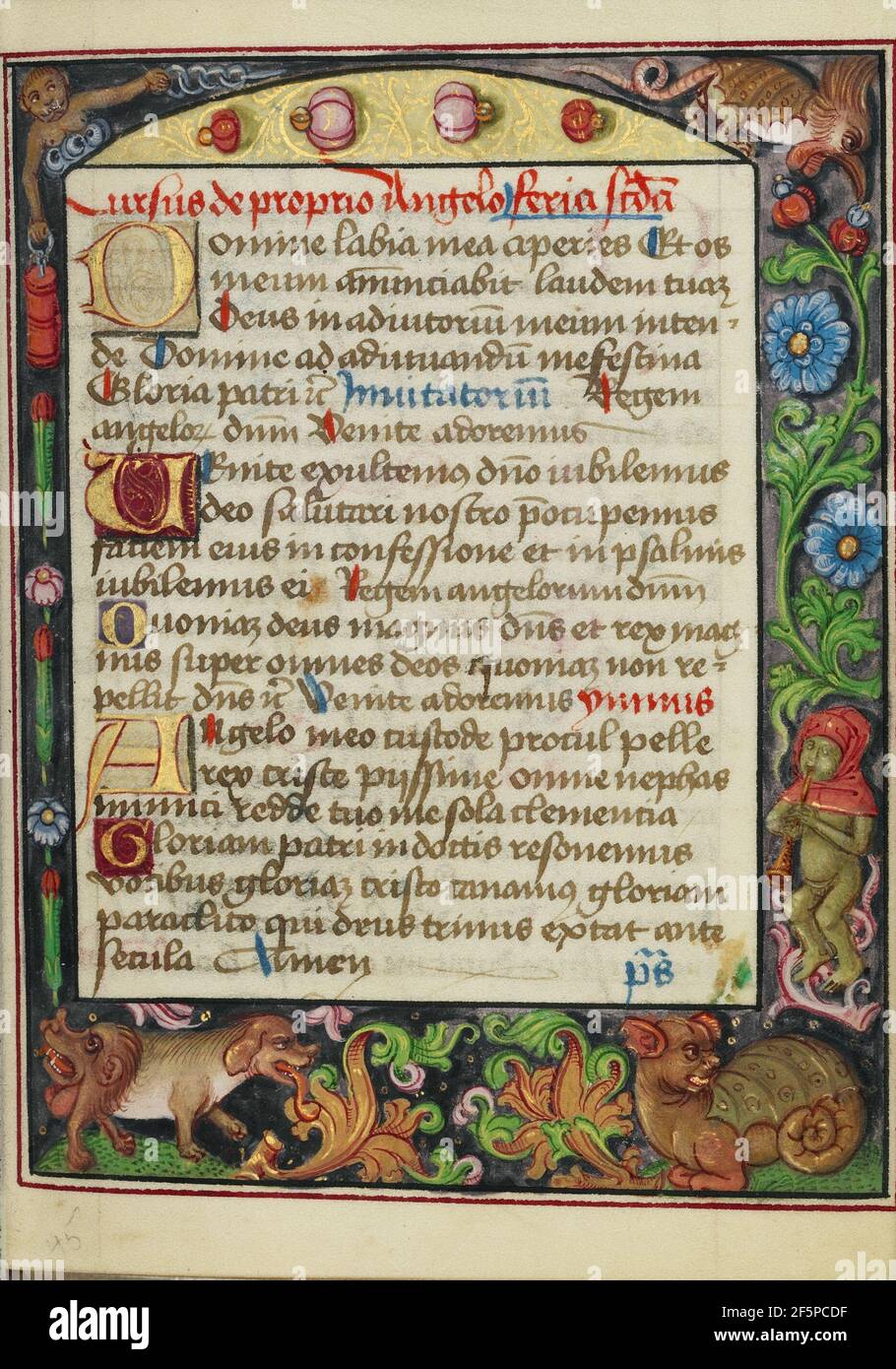 Decorated Text Page. Unknown Stock Photo - Alamy