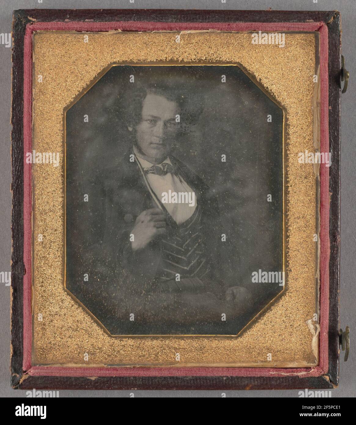 Portrait of a Seated Man. Unknown maker, American Stock Photo - Alamy