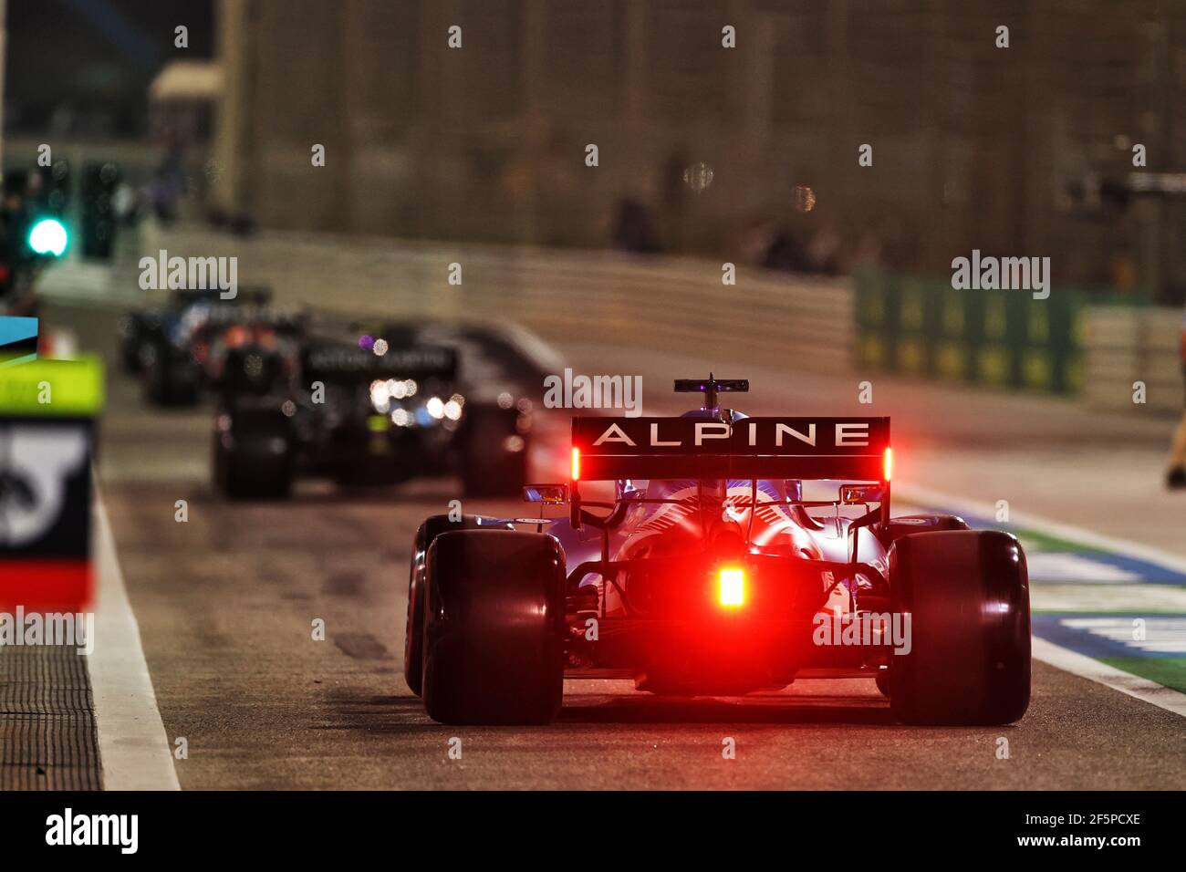 Sakhir, Bahrain. 27th Mar, 2021. Fernando Alonso (ESP) Alpine F1 Team ...
