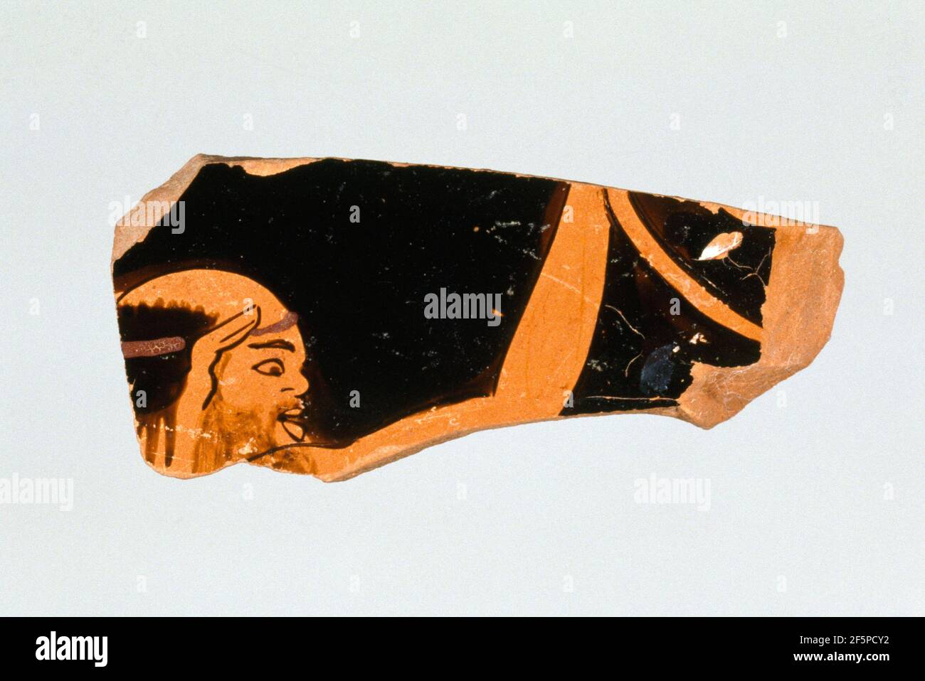 Attic Red-Figure Stamnos Fragment. Kleophrades Painter (Greek (Attic ...