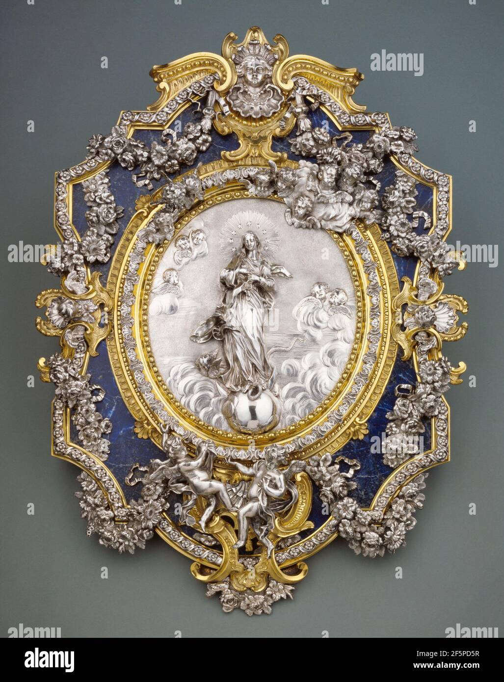 Plaque Representing the Virgin of the Immaculate Conception. Francesco ...