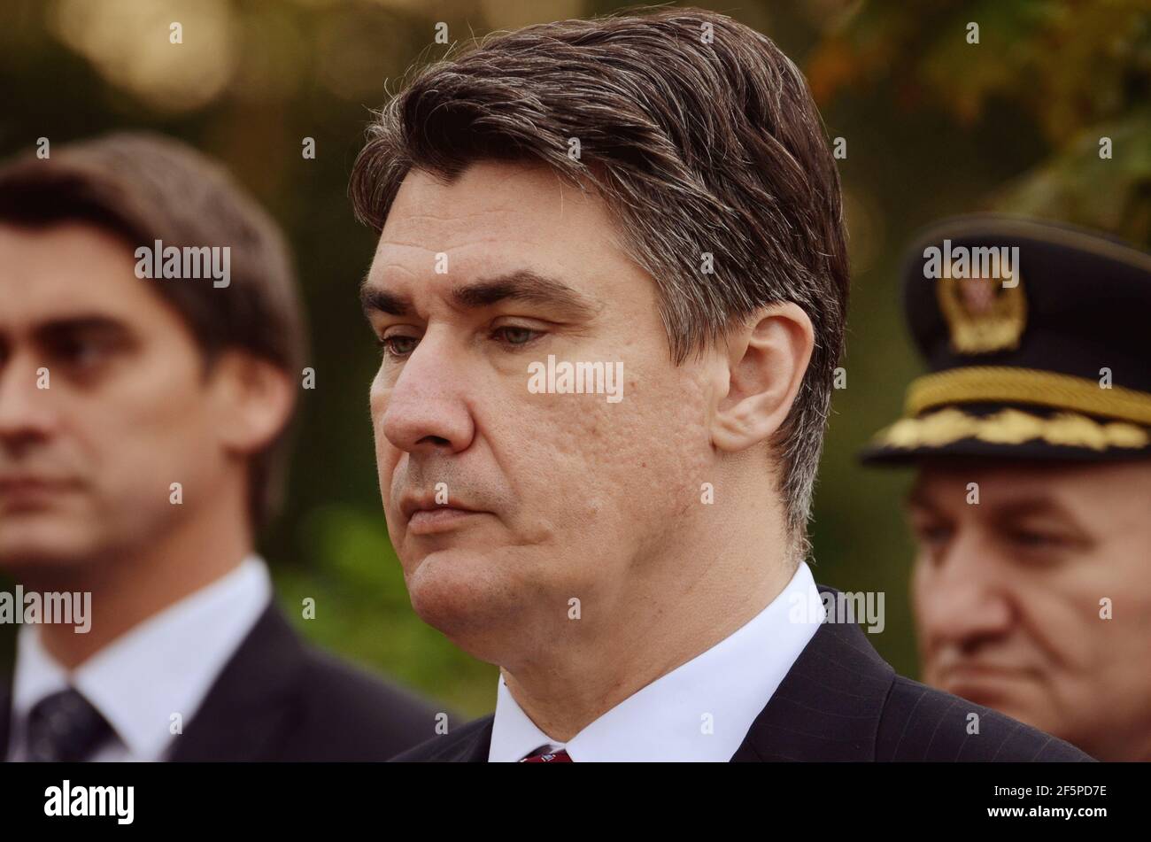 Croatia zagreb president zoran hi-res stock photography and images - Alamy