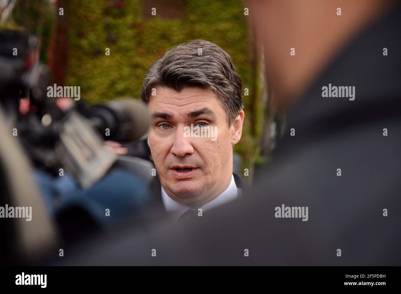 Croatia zagreb president zoran hi-res stock photography and images - Alamy