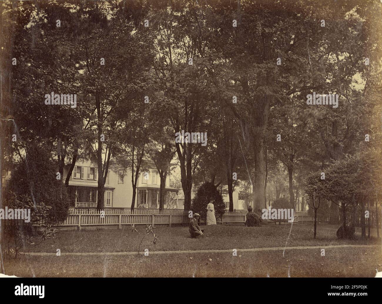 Couple in a Park, Maple City. Edward H. Hart (American, active about ...