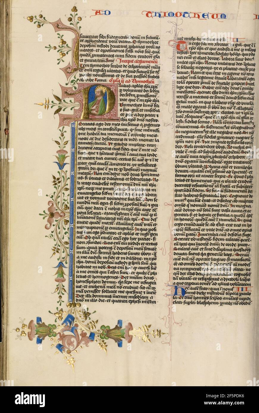 Initial P: Saint Paul. Circle of Stefan Lochner (German, died 1451 ...