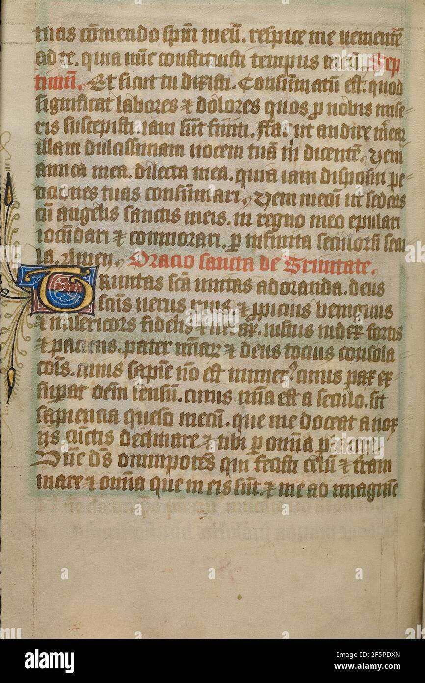 Decorated Text Page. Unknown Stock Photo - Alamy