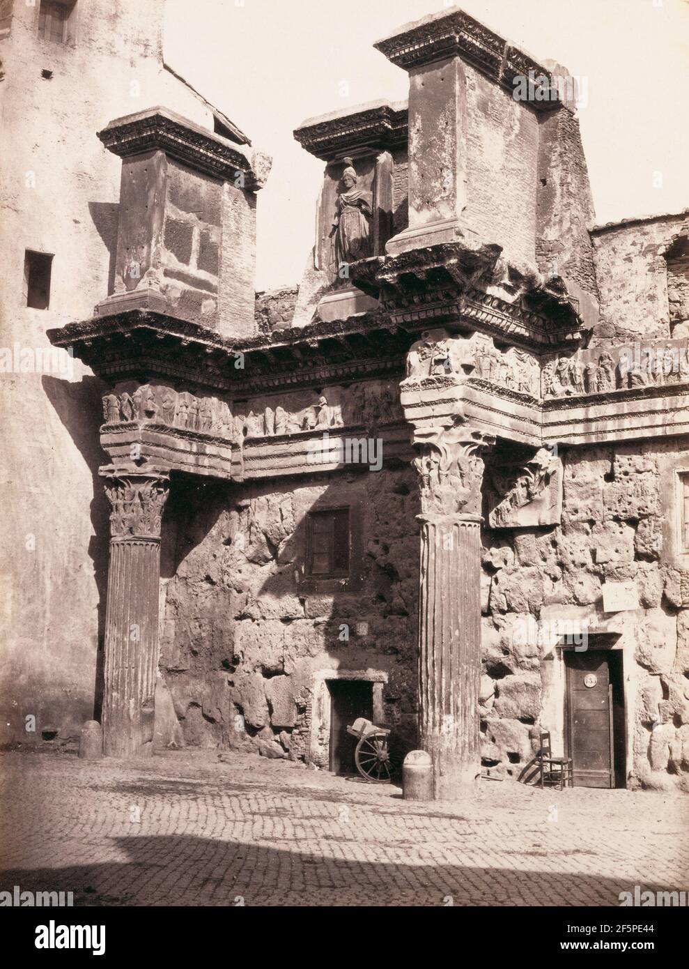 The Temple of Minerva, Rome. Giorgio Sommer (Italian, born Germany ...