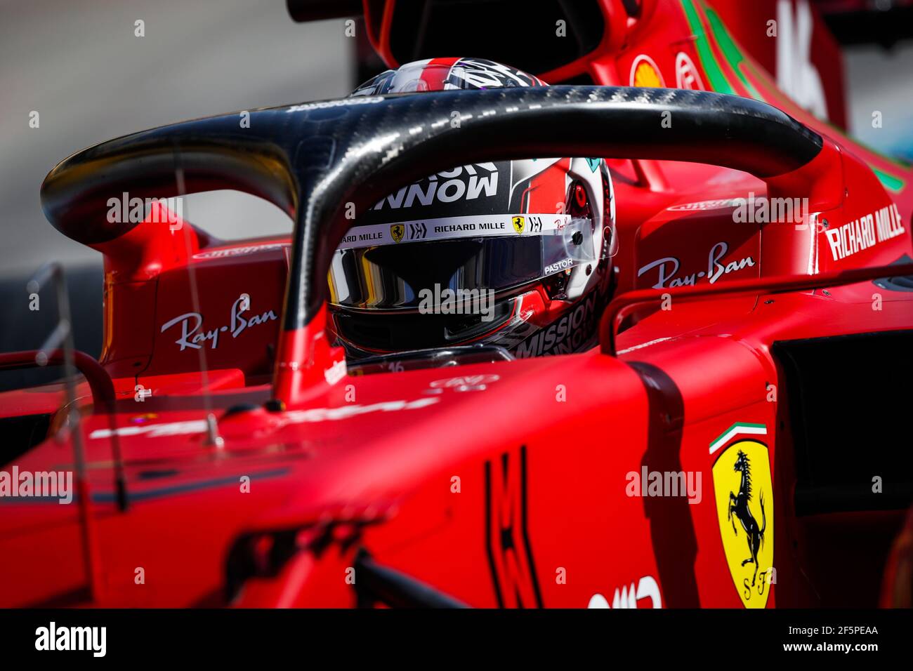 LECLERC Charles (mco), Scuderia Ferrari SF21, action during Formula 1 ...