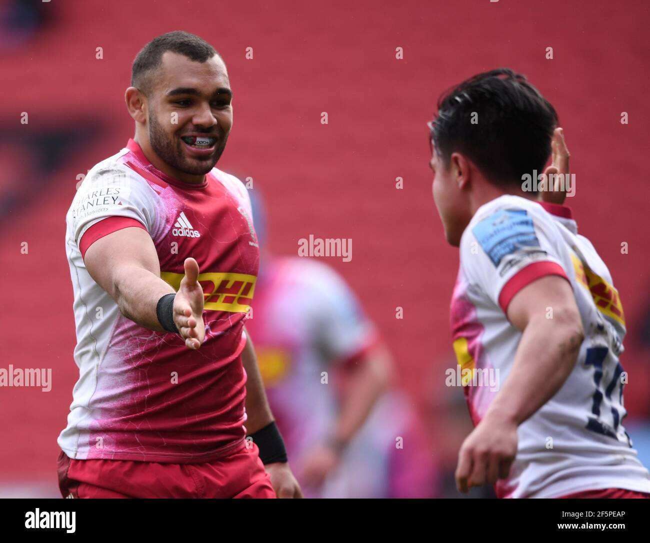 Ashton Gate Stadium, Bristol, UK. 27th Mar, 2021. Premiership Rugby ...