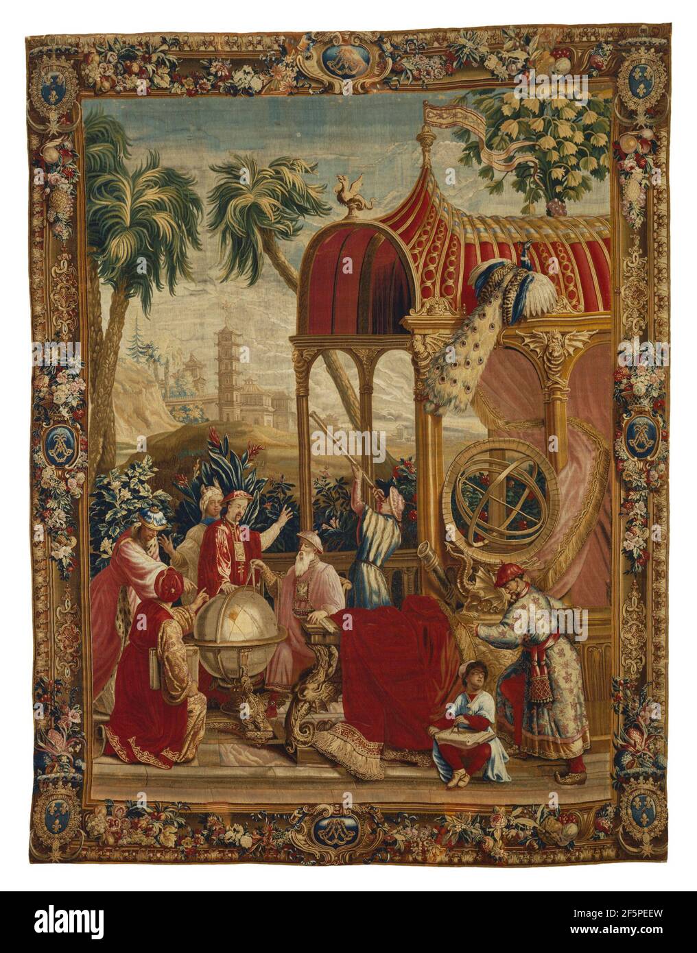 Tapestry: Les Astronomes, from L'Histoire de l'empereur de la Chine ...