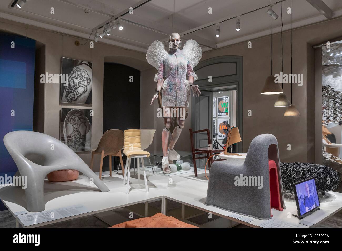 The Danish Museum of Art and Design in Copenhagen Stock Photo - Alamy