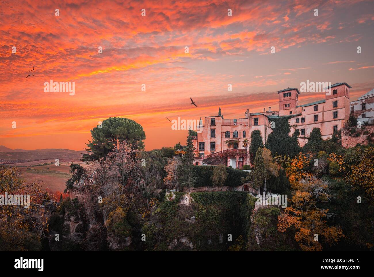Ronda spain mountains sunset hi-res stock photography and images - Alamy