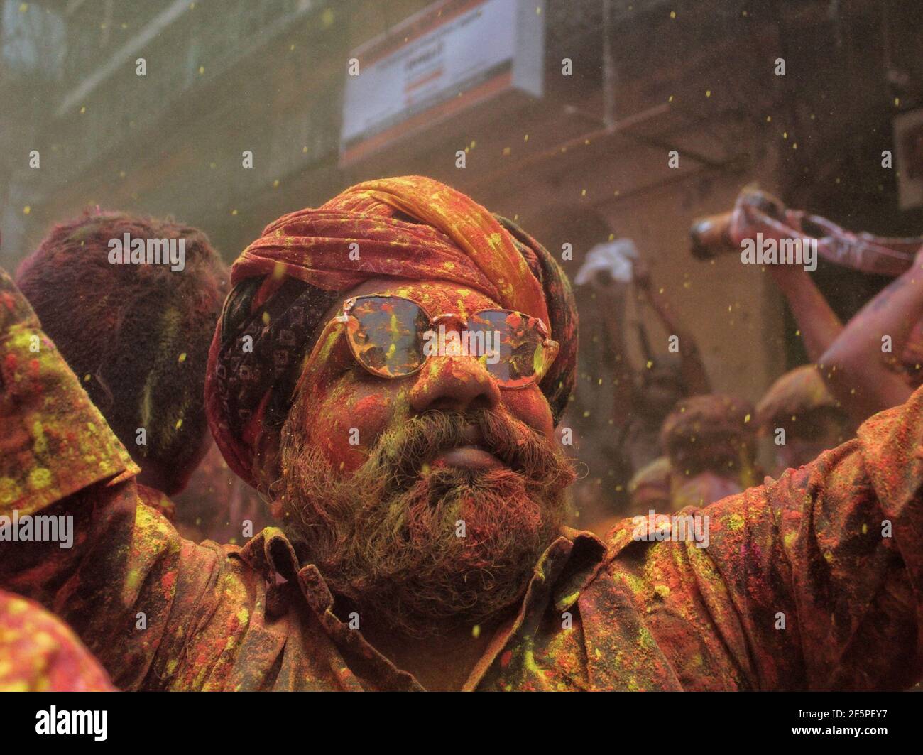 Devotees celebrate a different holi festival known as Rolls Royce Holi ...