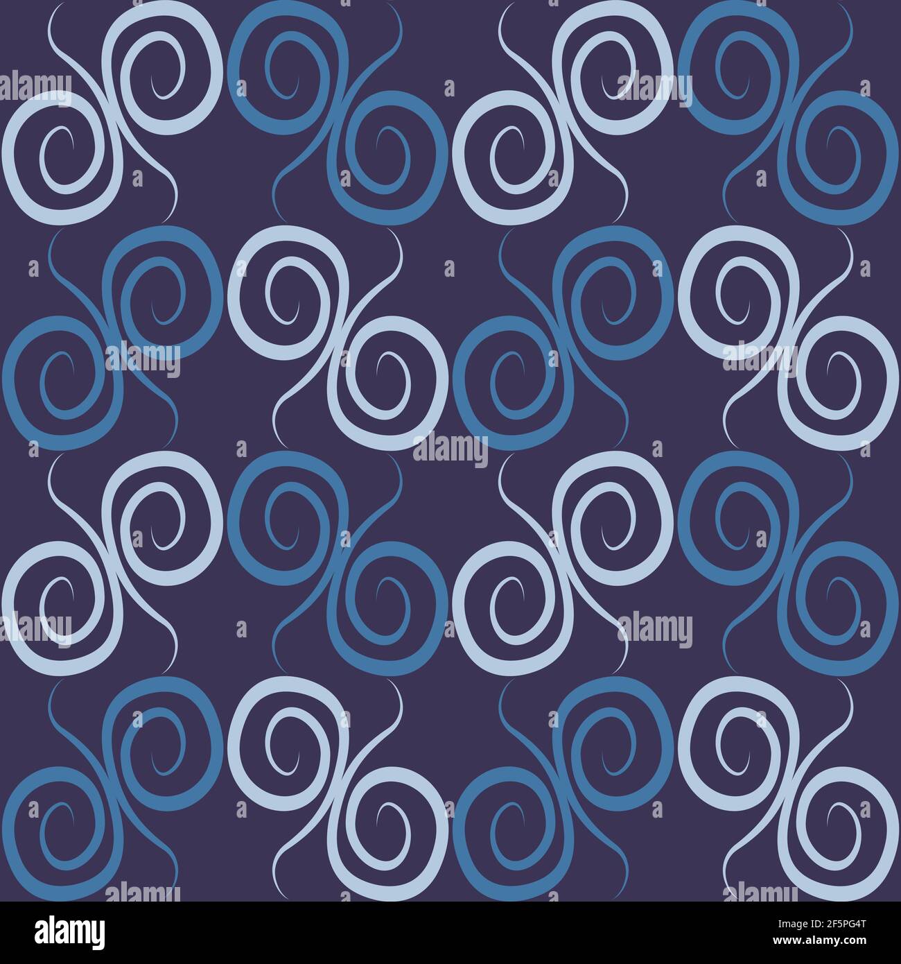 Seamless texture, pattern on a square background - colored curls ...