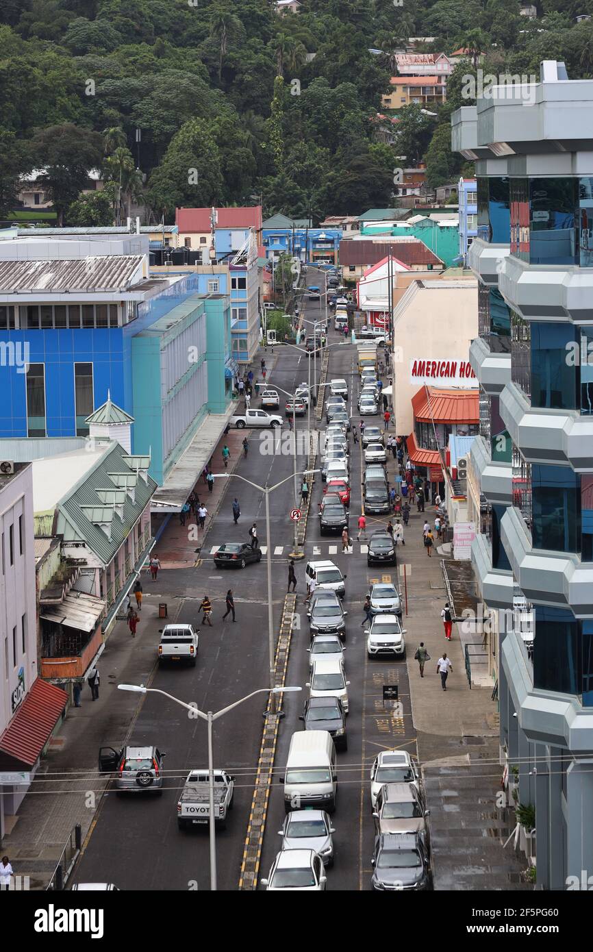 Castries, saint lucia street hi-res stock photography and images - Alamy