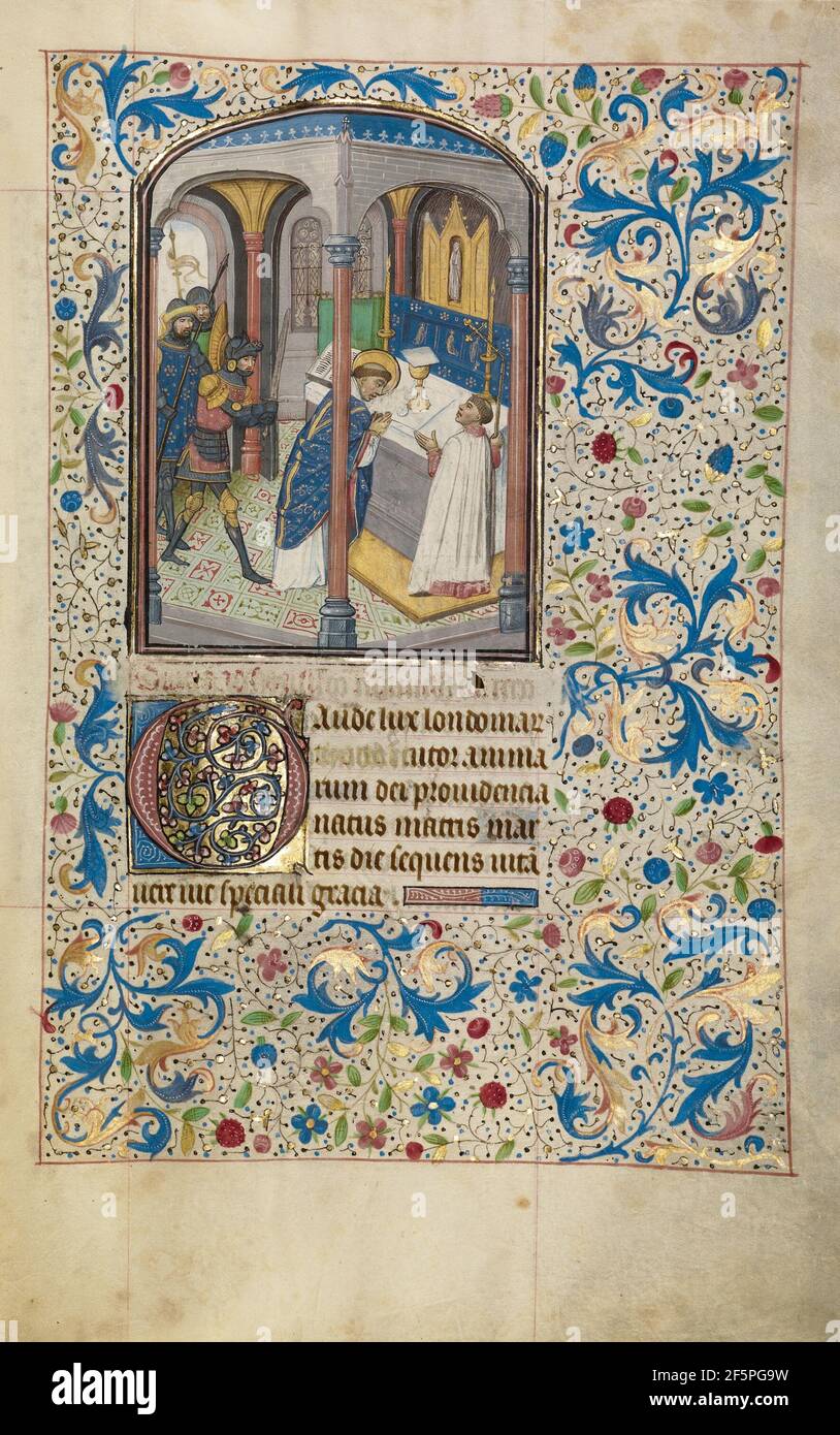 The Martyrdom of Saint Thomas Becket. Willem Vrelant (Flemish, died ...