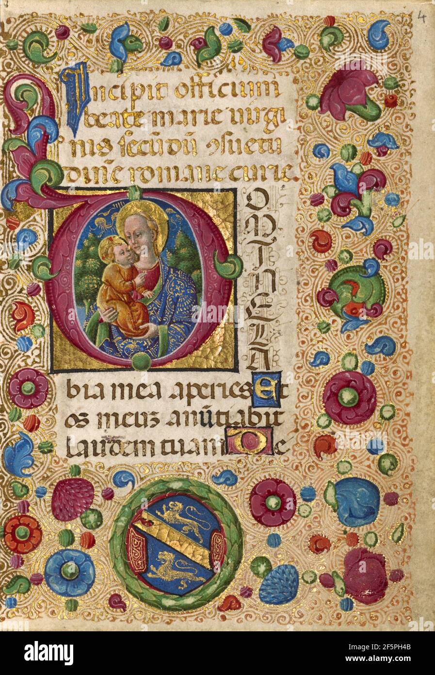 Initial D: The Virgin and Child. Guglielmo Giraldi (Italian, active ...
