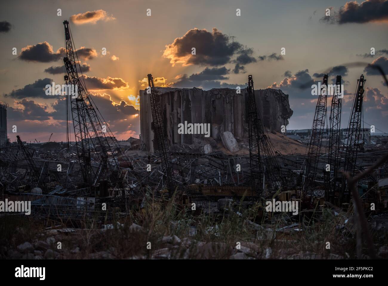 Beirut Port Explosion 4th of August Stock Photo - Alamy