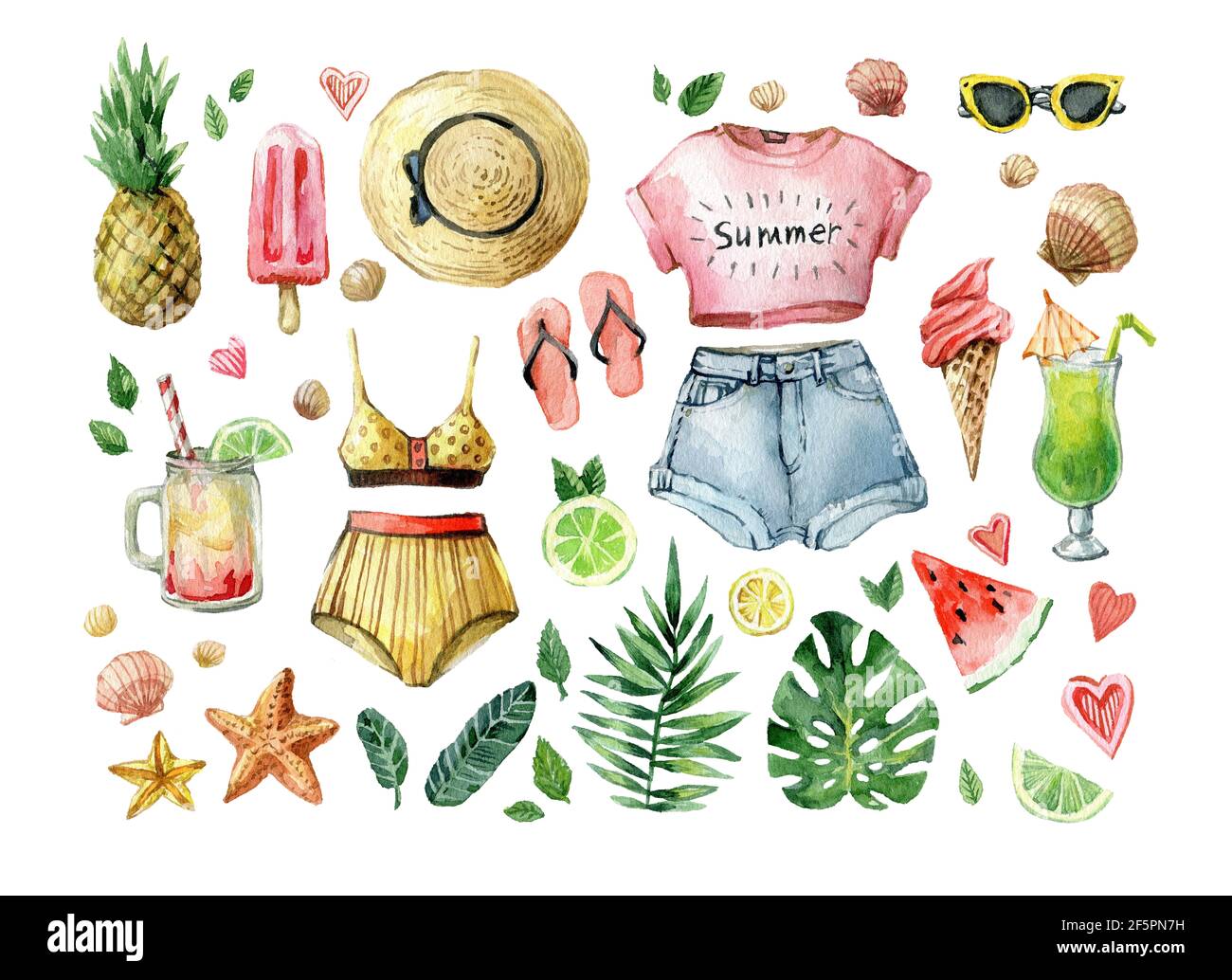 Vintage Summer Clip Art