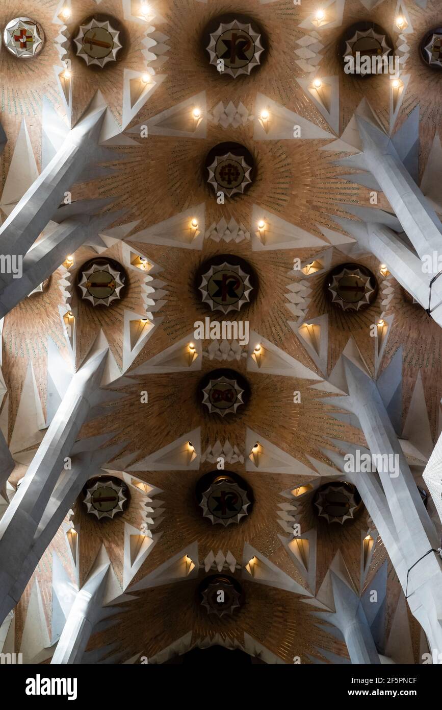 Basílica de la Sagrada Familia; (Basilica of the Holy Family),architect ...