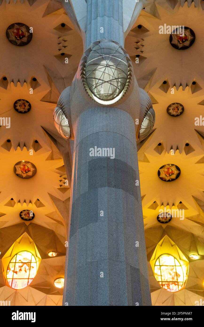 Basílica de la Sagrada Familia; (Basilica of the Holy Family),architect ...