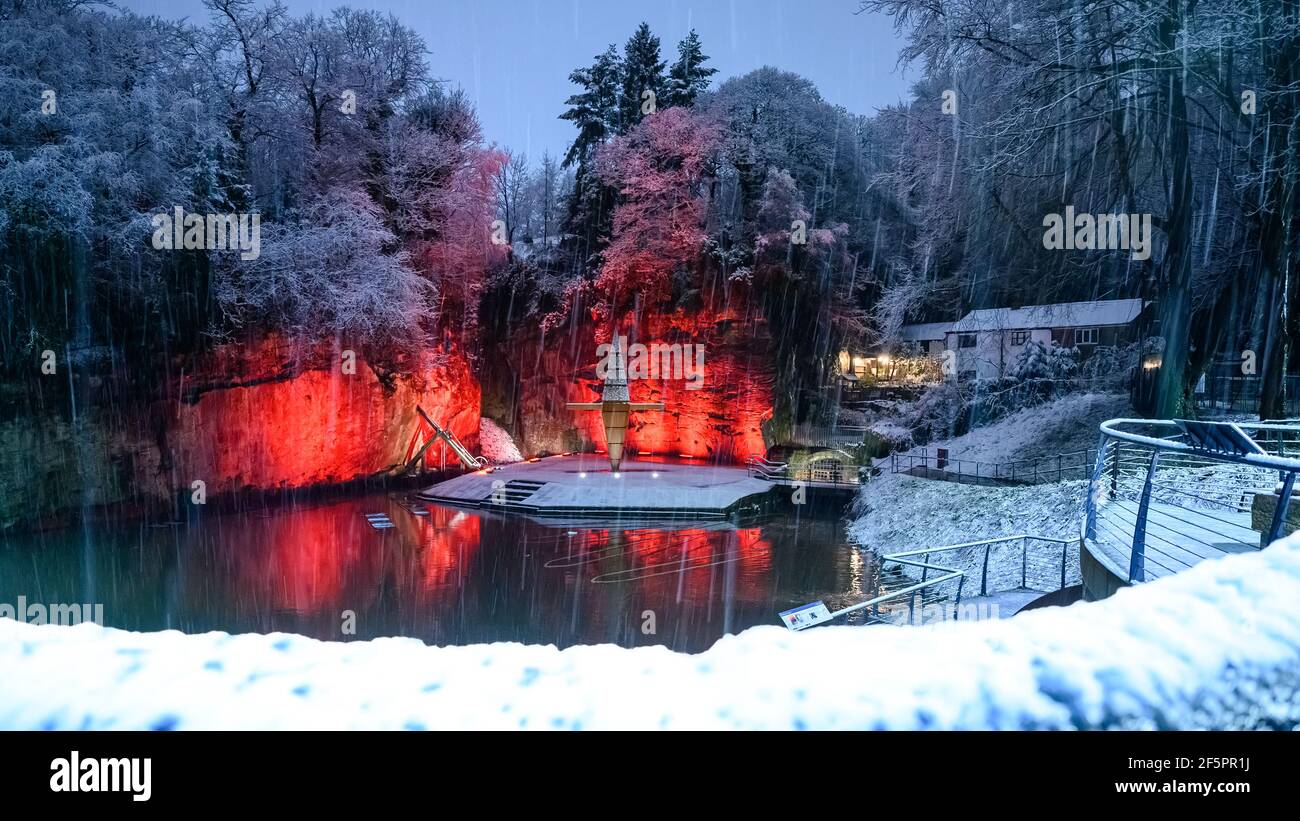 Worsley Delph and Nailmakers Basin, Bridgewater Canal, Worsley Stock ...